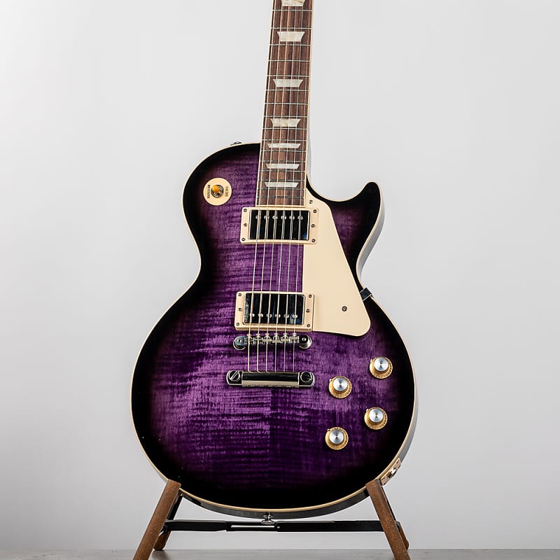 Gibson USA Les Paul Standard 60s Figured Top, Dark Purple | Reverb