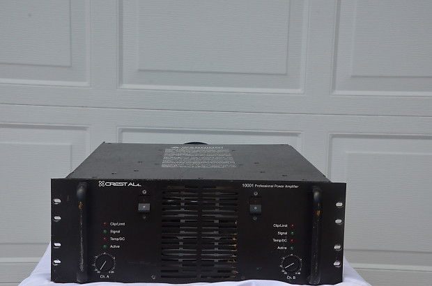 Crest Audio Professional Series 10001 Power Amplifier *ONE* ( | Reverb