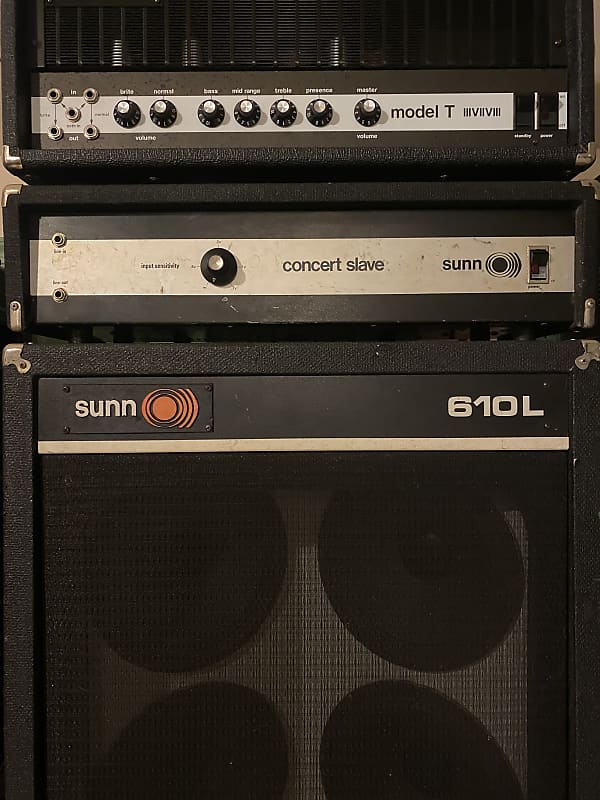 Sunn Concert Slave Vintage Power amp 200 watts | Reverb