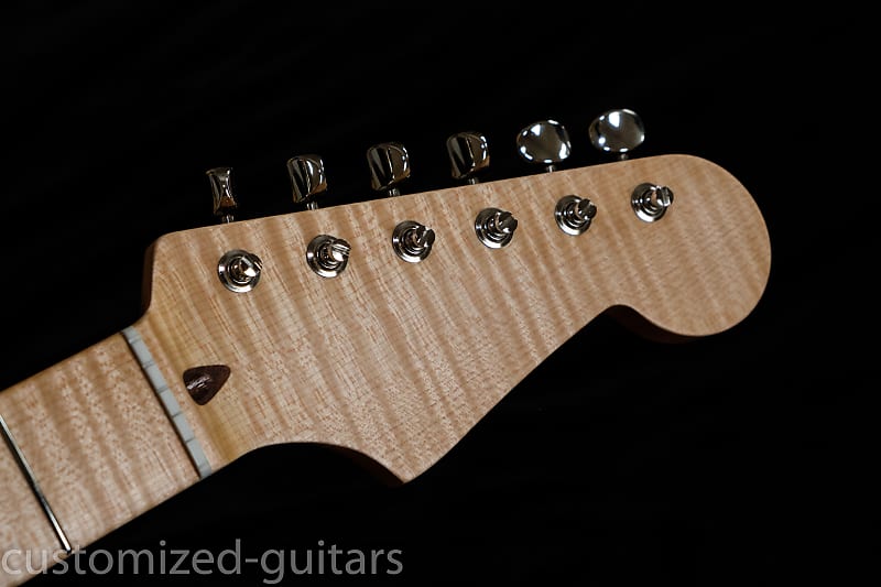 Musikraft Fender licensed 5A Curly Maple Quartersawn Neck for | Reverb