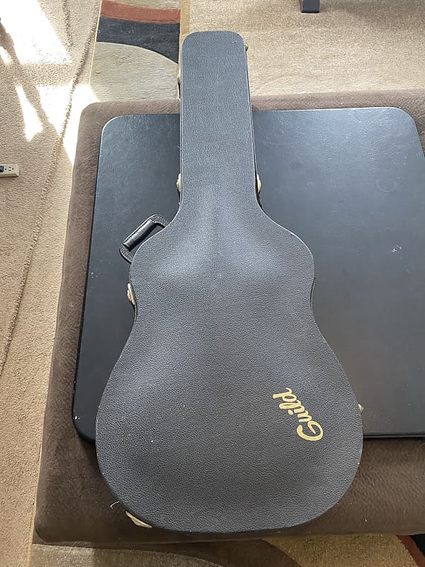 Guild Vintage acoustic guitar case 1970’s Black | Reverb