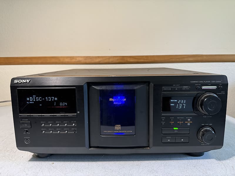 Sony CDP-CX400 CD Changer 400 Compact Disc Player HiFi Stereo | Reverb