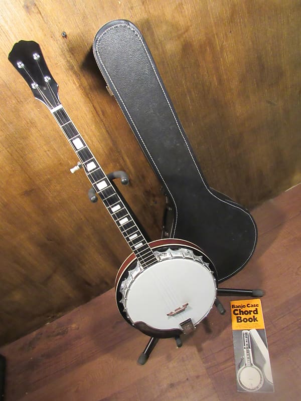 Kay 5 string Eagle Back Banjo with Chipboard Case & Book | Reverb