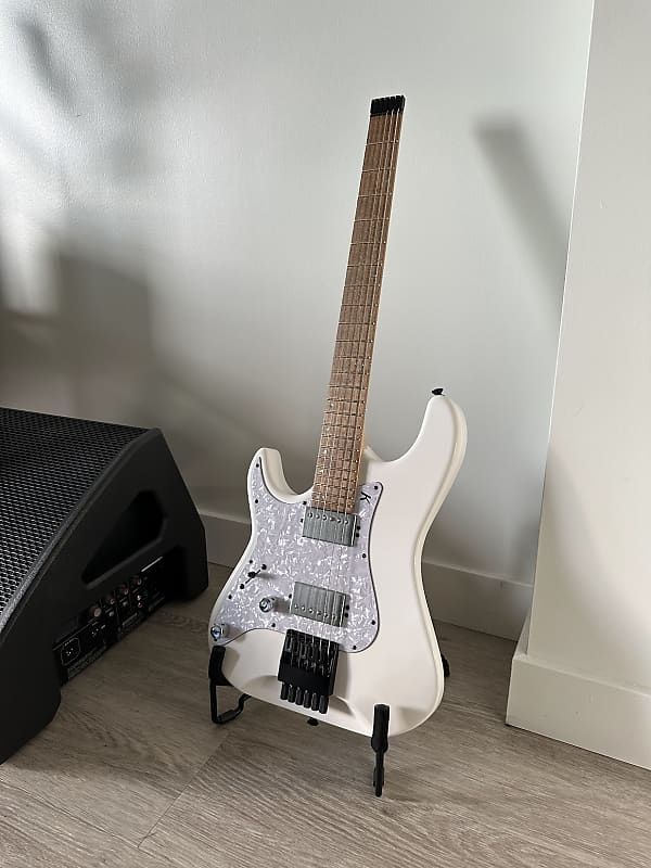 Kiesel Delos Headless Electric Guitar - Left Handed White, | Reverb