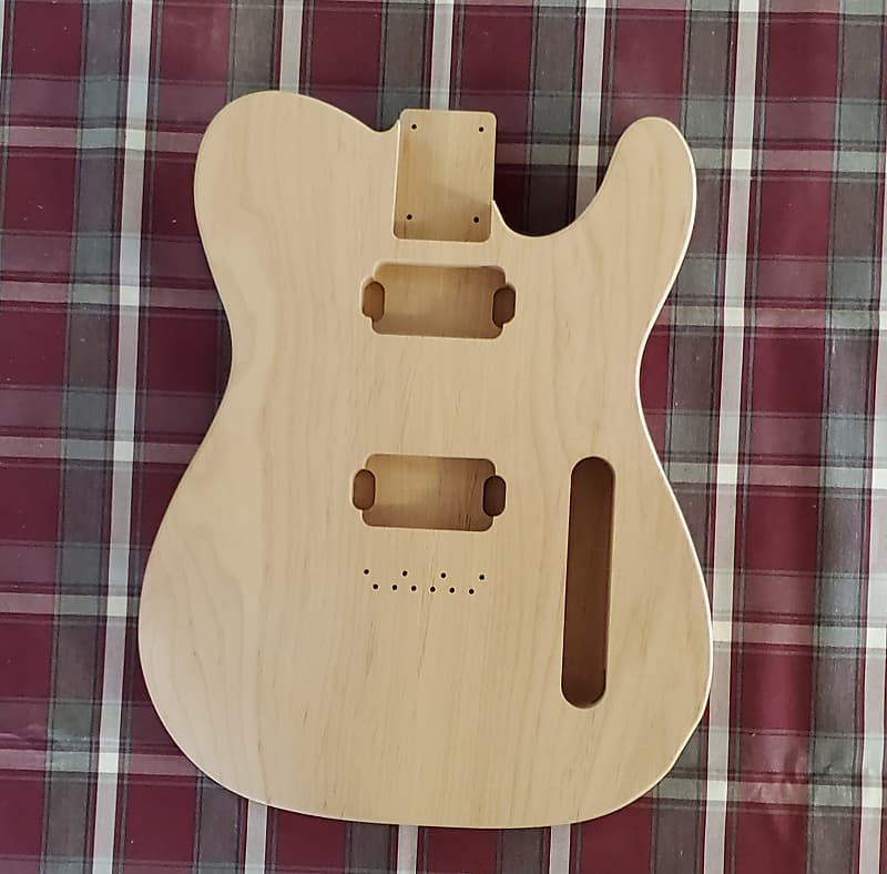 Woodtech Routing 2 pc Alder Arm & Belly Cut Double Humbucker | Reverb