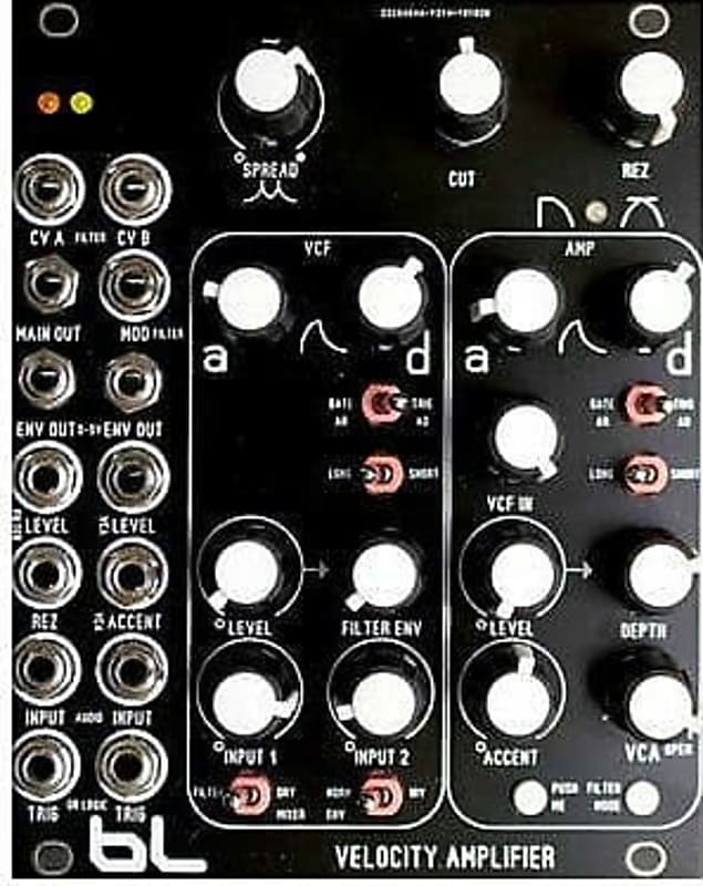 Blue Lantern Velocity Amplifier VCF/VCA/Envelope Eurorack | Reverb