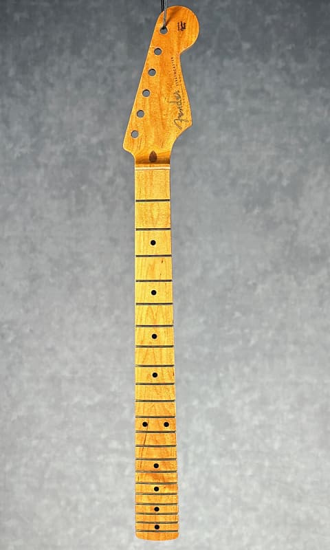 Used Fender Roasted Maple Stratocaster Neck MIM | Reverb