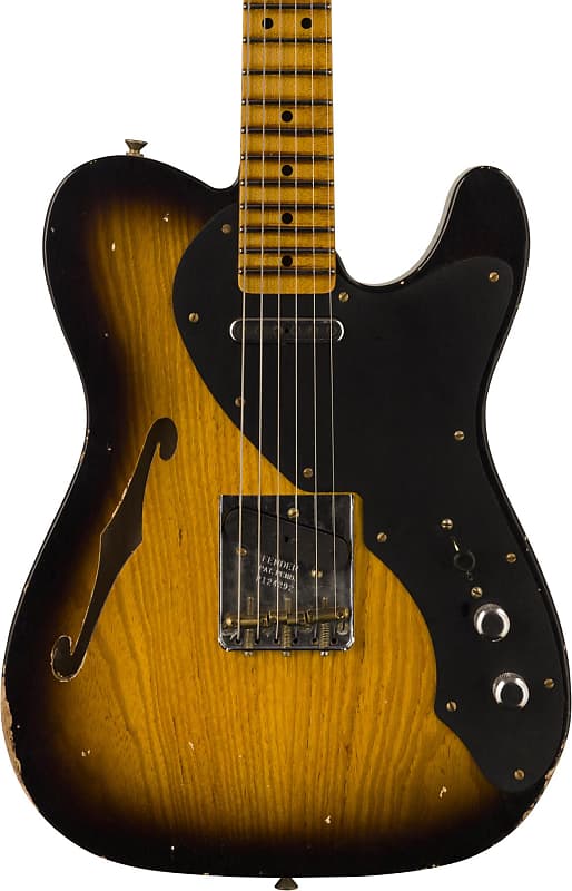 Fender Custom Shop Limited-edition Nocaster Thinline Relic | Reverb