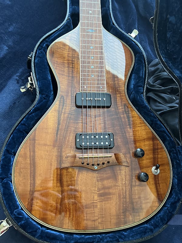 Asher 2018 Custom Koa Lap Steel | Reverb