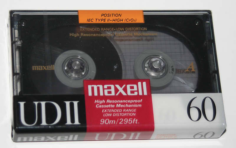 Maxell UD II 60 Minute High Bias Type II Position Premium | Reverb