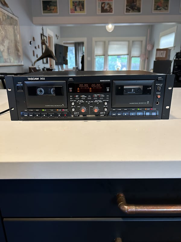 Tascam 302 Dual Cassette Recorder | Reverb