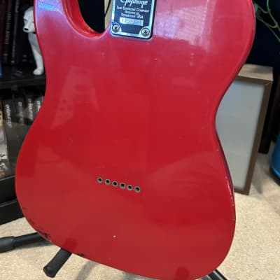 Epiphone Telecaster copy 1989 - Red | Reverb