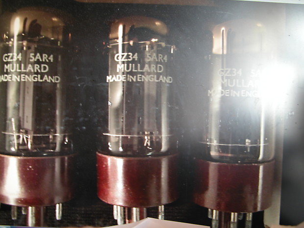 1 VERY RARE BROWN BASE PREMIUM MULLARD GZ34/5AR4 RECTIFIER | Reverb