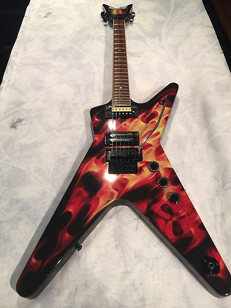 Dean ML dime o flame 2006 Dimebag! | Reverb