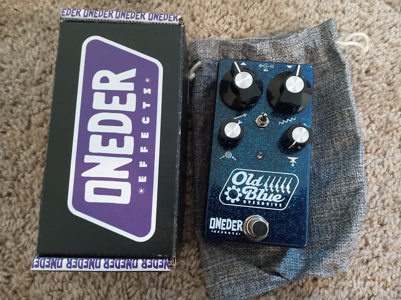 Oneder Old Blue Overdrive in Blue Sparkle | Reverb
