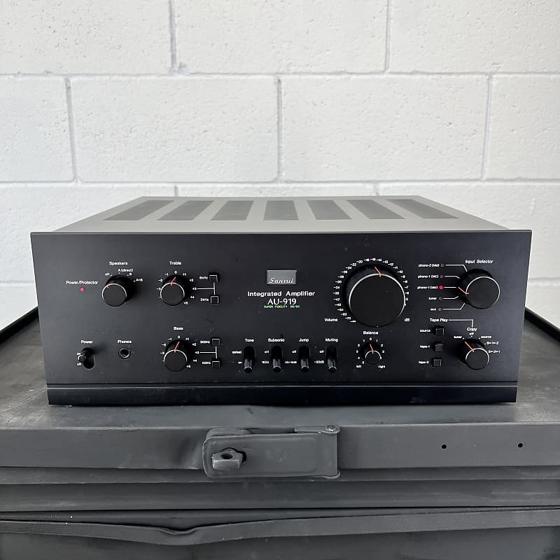 Sansui AU-919 Integrated Stereo Amplifier 1978-80 Black | Reverb