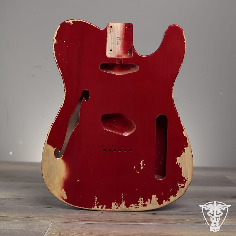 MJT Red Thinline Tele - 4 LBS - 5 OZ | Reverb