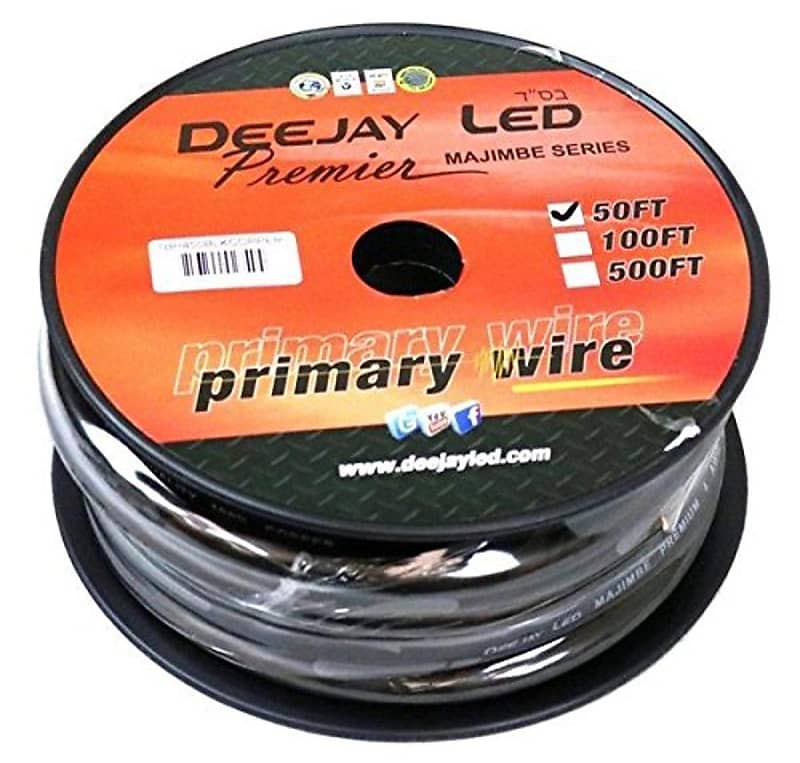 Four Gauge Thick Type Power Cable 50 Foot Length On Spool | Reverb