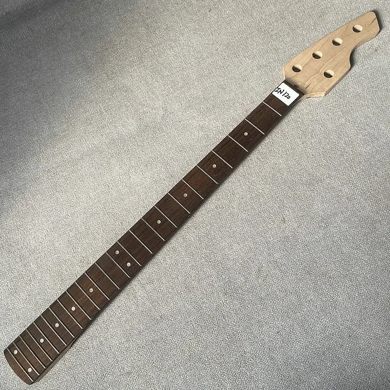 Maple Wood 5 String Bass Neck with 24 Frets Rosewood | Reverb