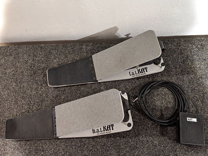 DrumKAT f.a.t. KAT h.a.t KF-1 trigger pedal foot action | Reverb