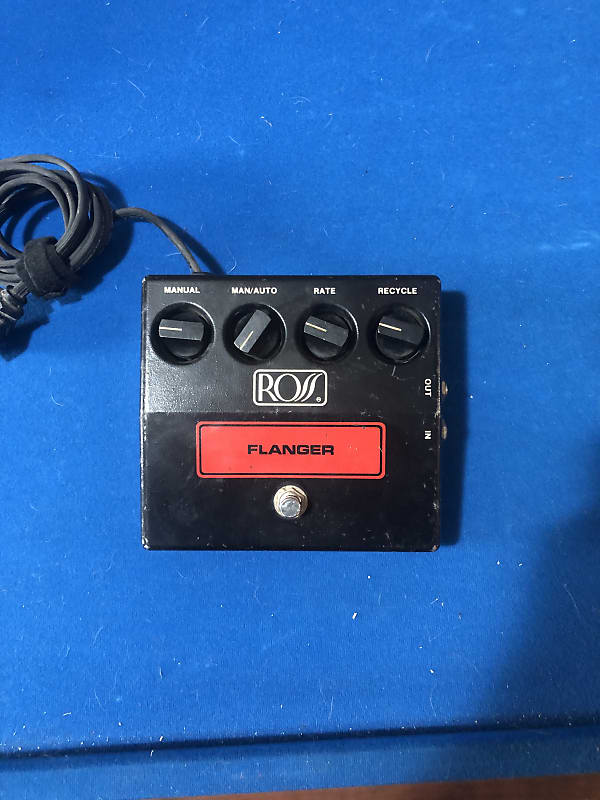 Ross Flanger pedal Black | Reverb