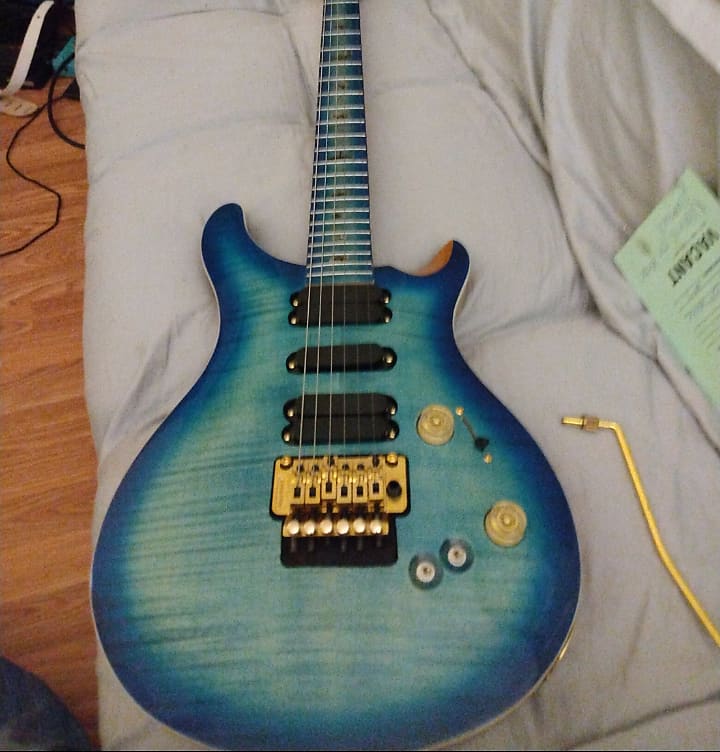 PRS Copy Custom 2021 Blue Burst | Reverb