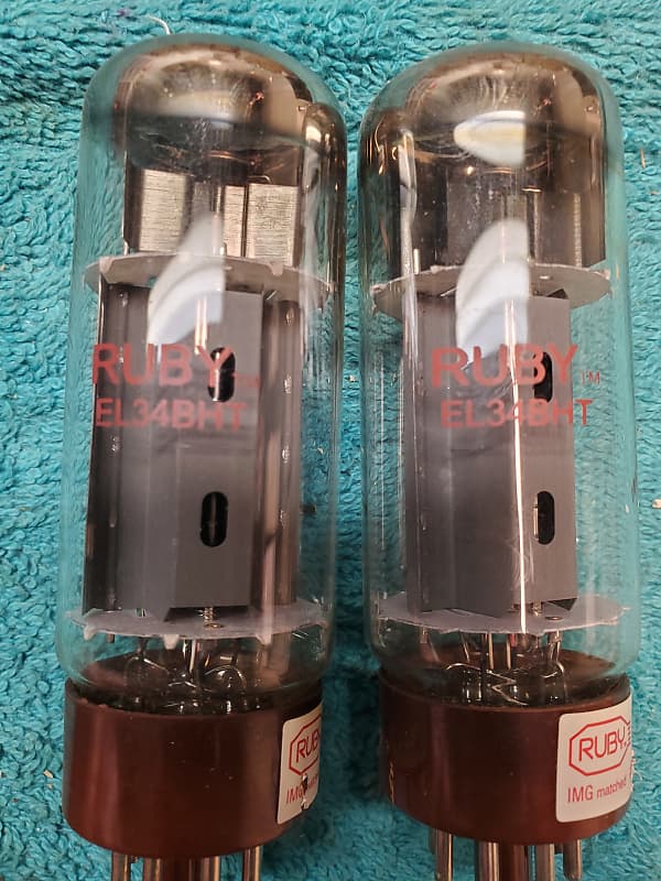 RUBY EL34 TUBES - PAIR | Reverb