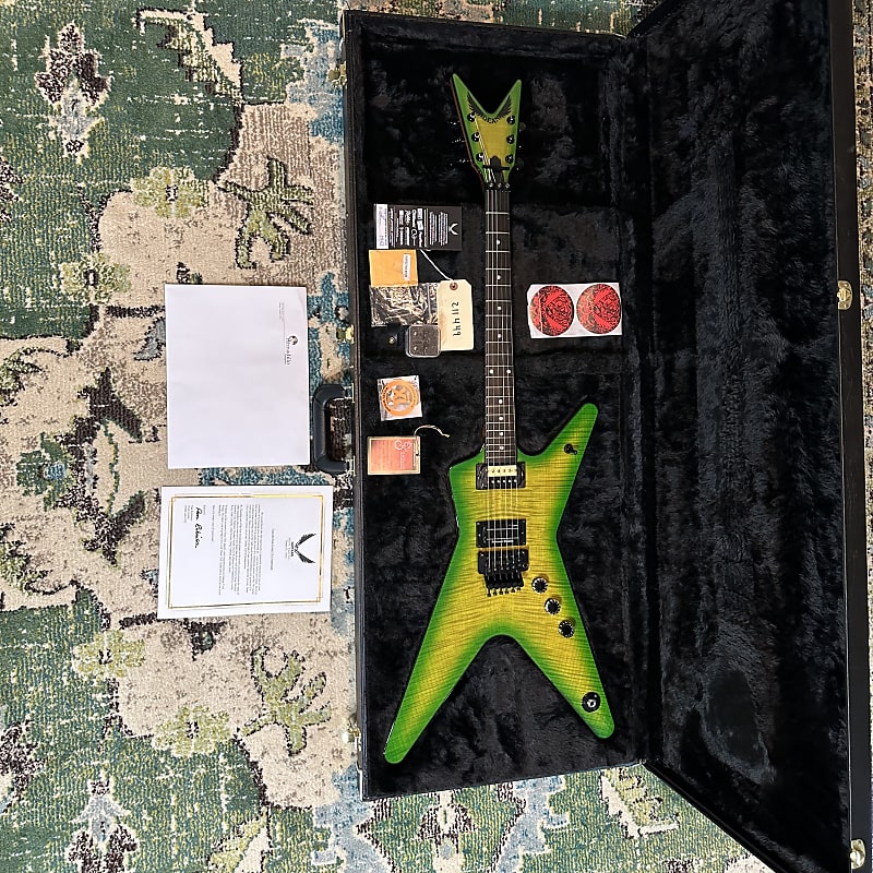 Dean USA 🇺🇸 Custom Shop ML Dimebag Dime Slime w/Matching | Reverb