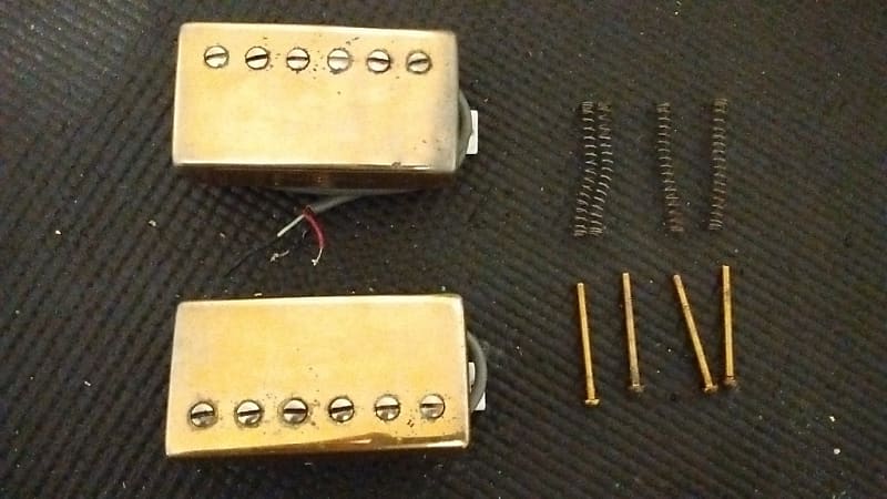 Gibson 57 Classic Humbucker Pickup Set - Gold Covers - | Reverb UK
