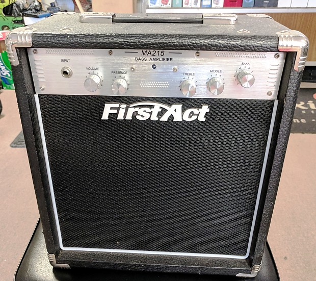 First Act MA215 15w, 1x8” Bass Amplifier, Practice, Audio In, | Reverb