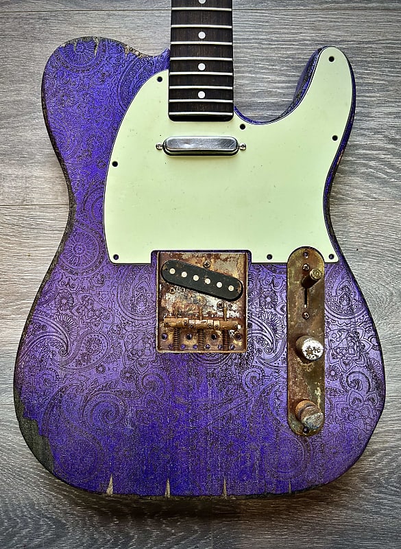 Pistols Crown Barncaster Tele GUITAR BODY ONLY PARTCASTER | Reverb UK