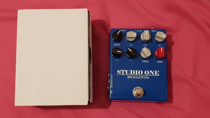 Broughton Studio One Preamp Pedal Neve Style - Mint With Box | Reverb
