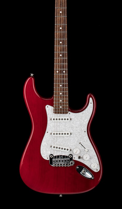 G&L 40th Anniversary S-500 - Clear Ruby Red #05150 with | Reverb