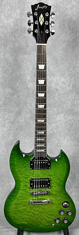 Firefly FFLG 2020 Quilted Maple Green-Burst | Reverb