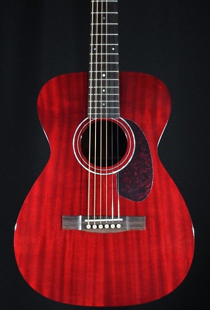 Guild M-120 Cherry Red Acoustic Guitar W/Case Westerly | Reverb