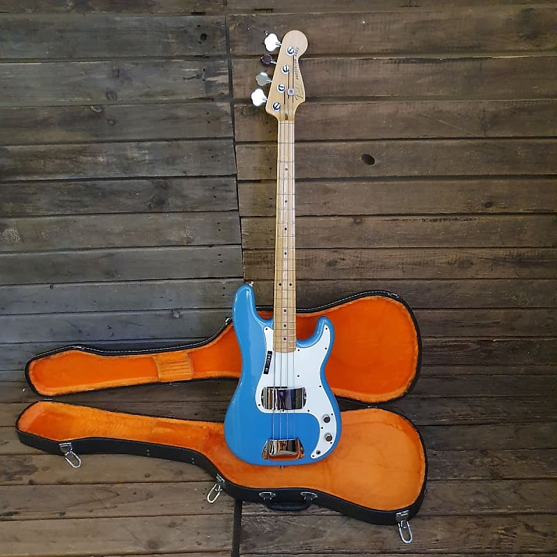 Fender Precision Bass Guitar 1977 – 78 Maui Blue MINT | Reverb