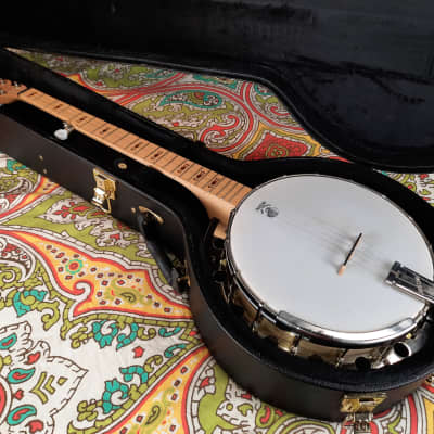 Huber Gibson Flying Eagle 5-String Banjo Neck - Flamed Maple | Reverb