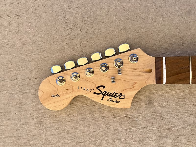 Squier Affinity Loaded Stratocaster Neck (2007 - Left Handed) | Reverb