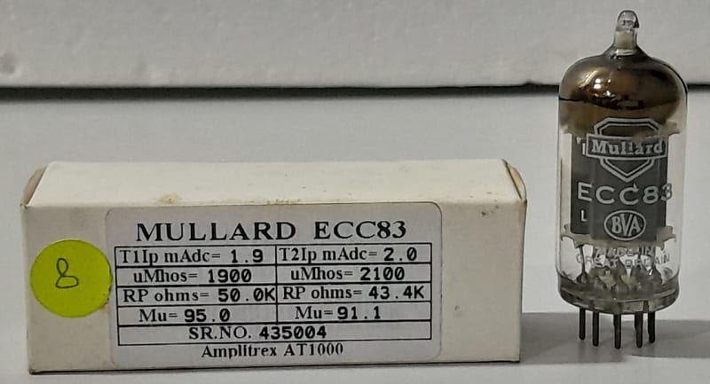 ECC83 12AX7-CV492 Mullard Made in Gt.Britain Amplitrex | Reverb