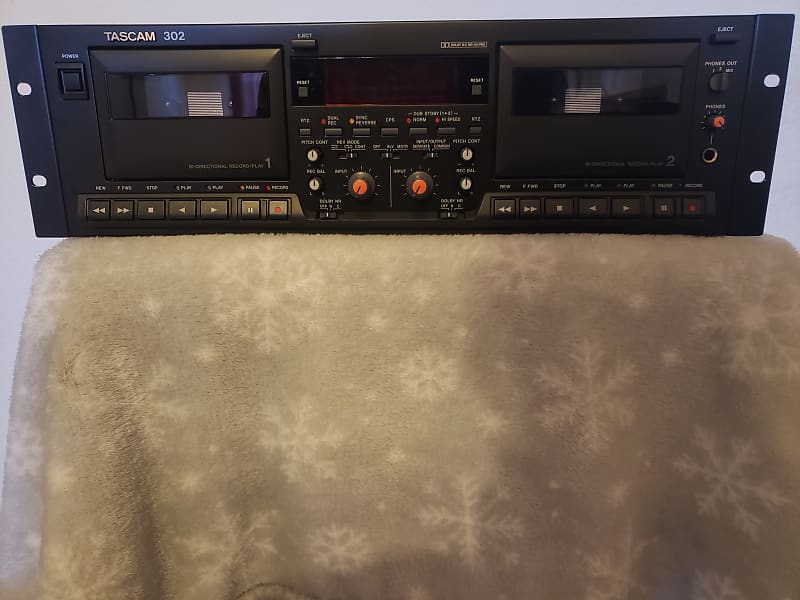 TASCAM 302 Dual Cassette Recorder | Reverb