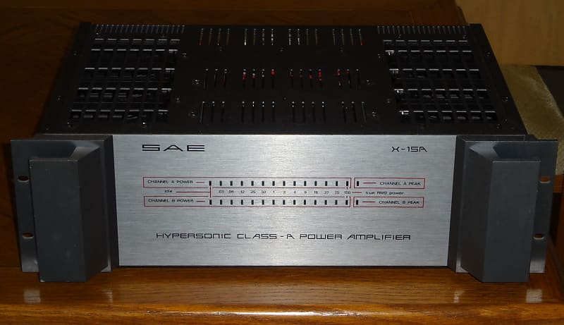 SAE X-15A Hypersonic Class A Power Amplifier - Silver | Reverb