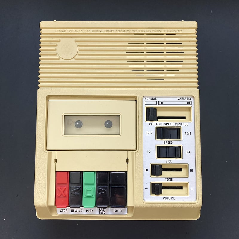 Library of Congress - C1 - Cassette Tape Player with Variable | Reverb