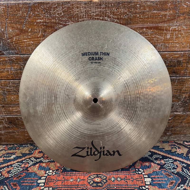 16" Zildjian A 1980s Medium Thin Crash Cymbal 1042g *Video | Reverb UK