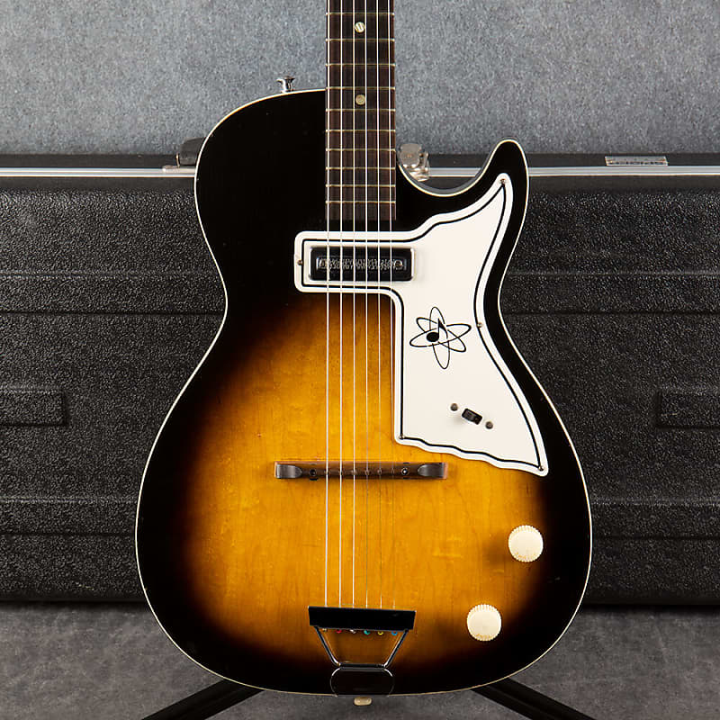 Harmony H46 Stratotone Mars 1964 Original - Sunburst - Hard | Reverb