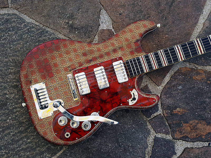 Hofner 173 1962 Brokat brocade Vinyl Tolex | Reverb