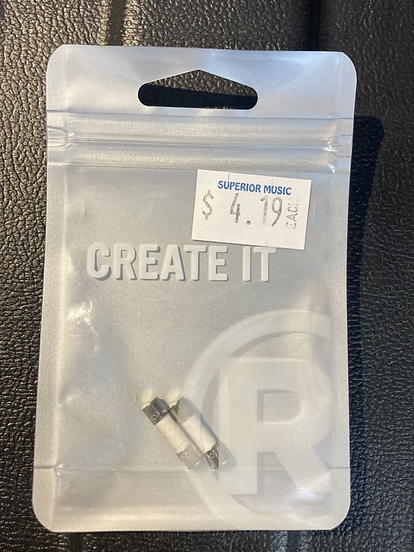 Radio Shack .5A 250V Fast-Acting Ceramic Fuse 2023 - 2 pack | Reverb