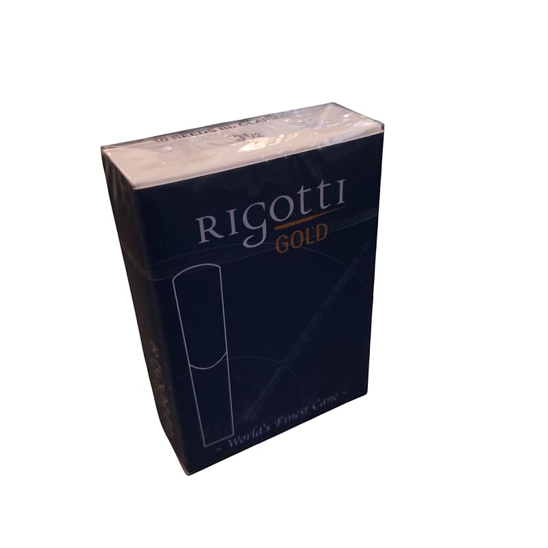 Rigotti Gold Bb Clarinet Reeds - Strength 3 1/2 - Box of 10 | Reverb
