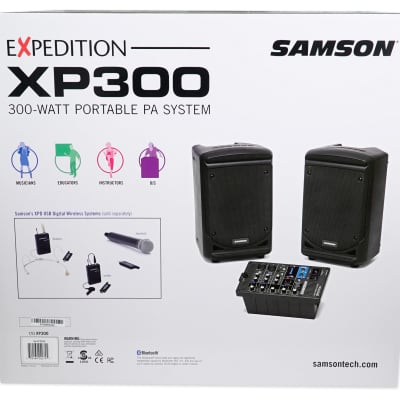 Samson Expedition XP300 Compact Portable PA System | Reverb