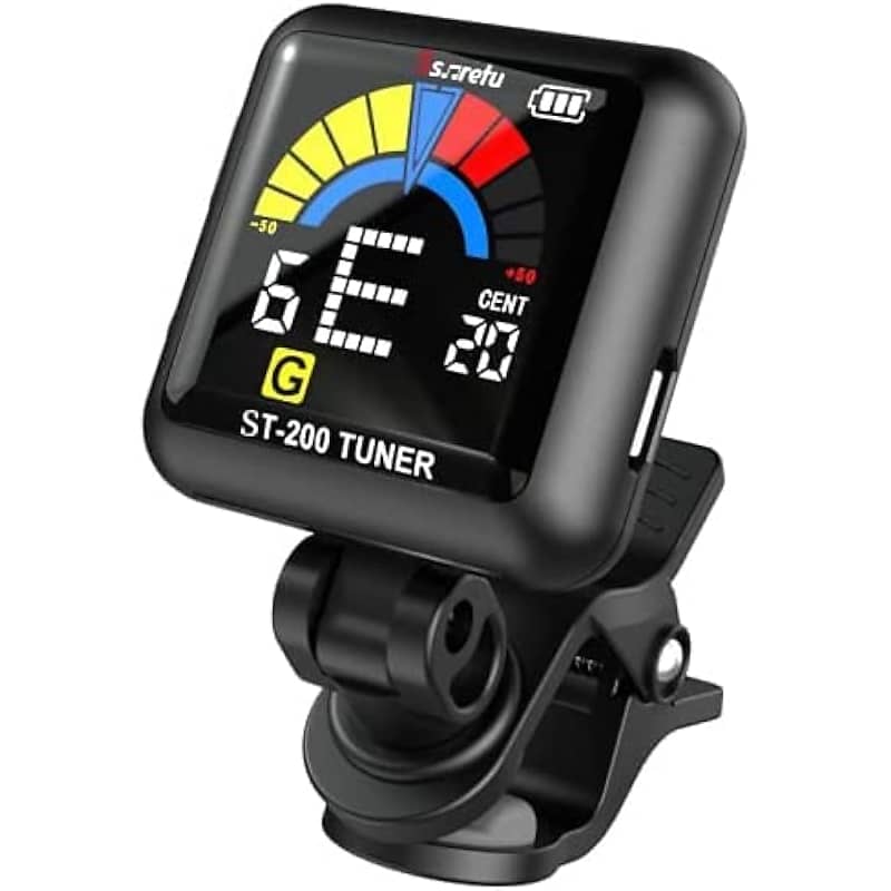 Guitar Tuner Clip On Rechargeable With Metronome Tone | Reverb