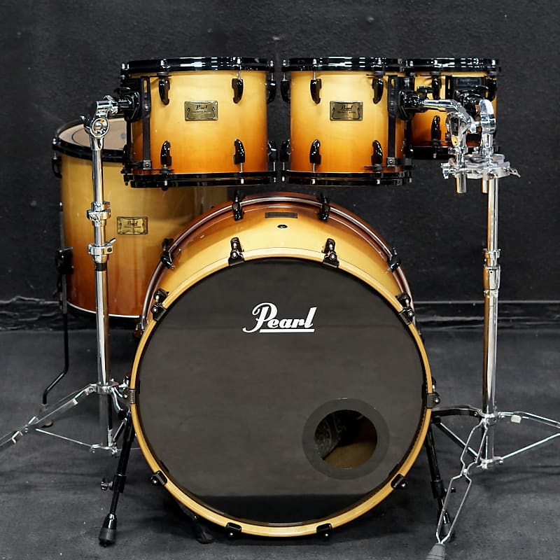 Pearl Masters Custom Extra Maple - Sunburst - 8/10/12/16/24 | Reverb